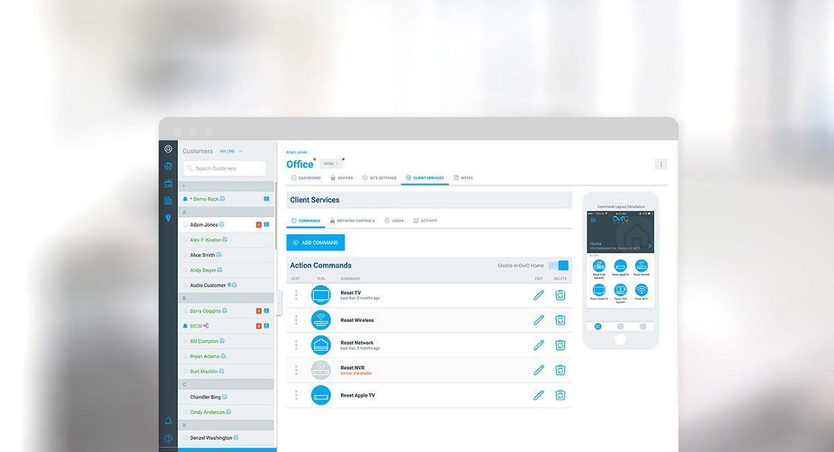 SnapAV Unveils Major Enhancements to OvrC Platform – CEPRO