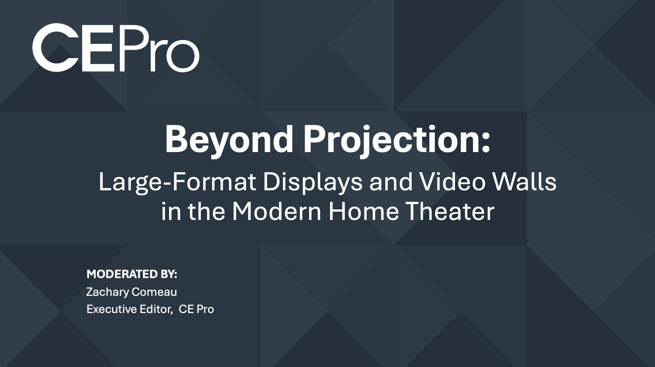 Beyond Projection: Large-Format Displays and Video Walls in the Modern ...